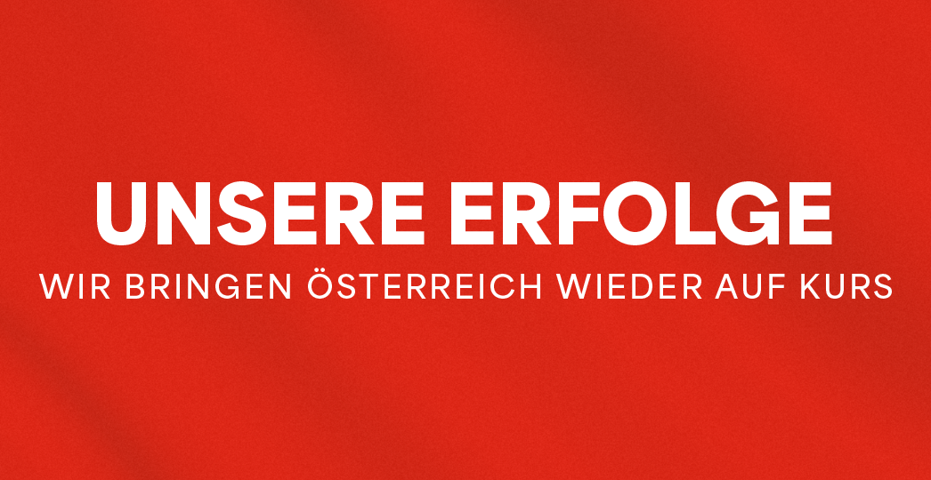 SPÖ - Wir bringen Österreich wieder auf Kurs