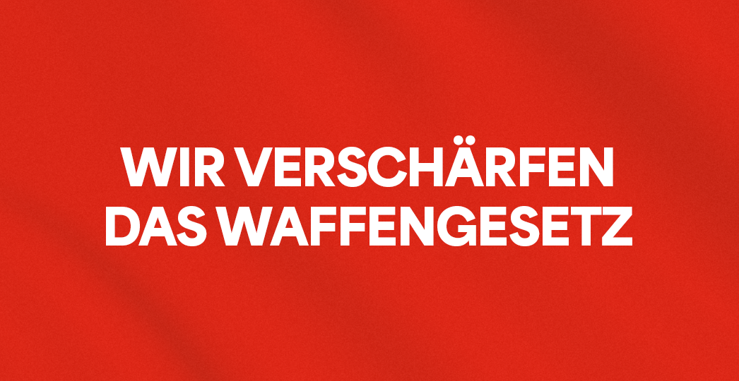 Waffengesetz verschärft - SPÖ